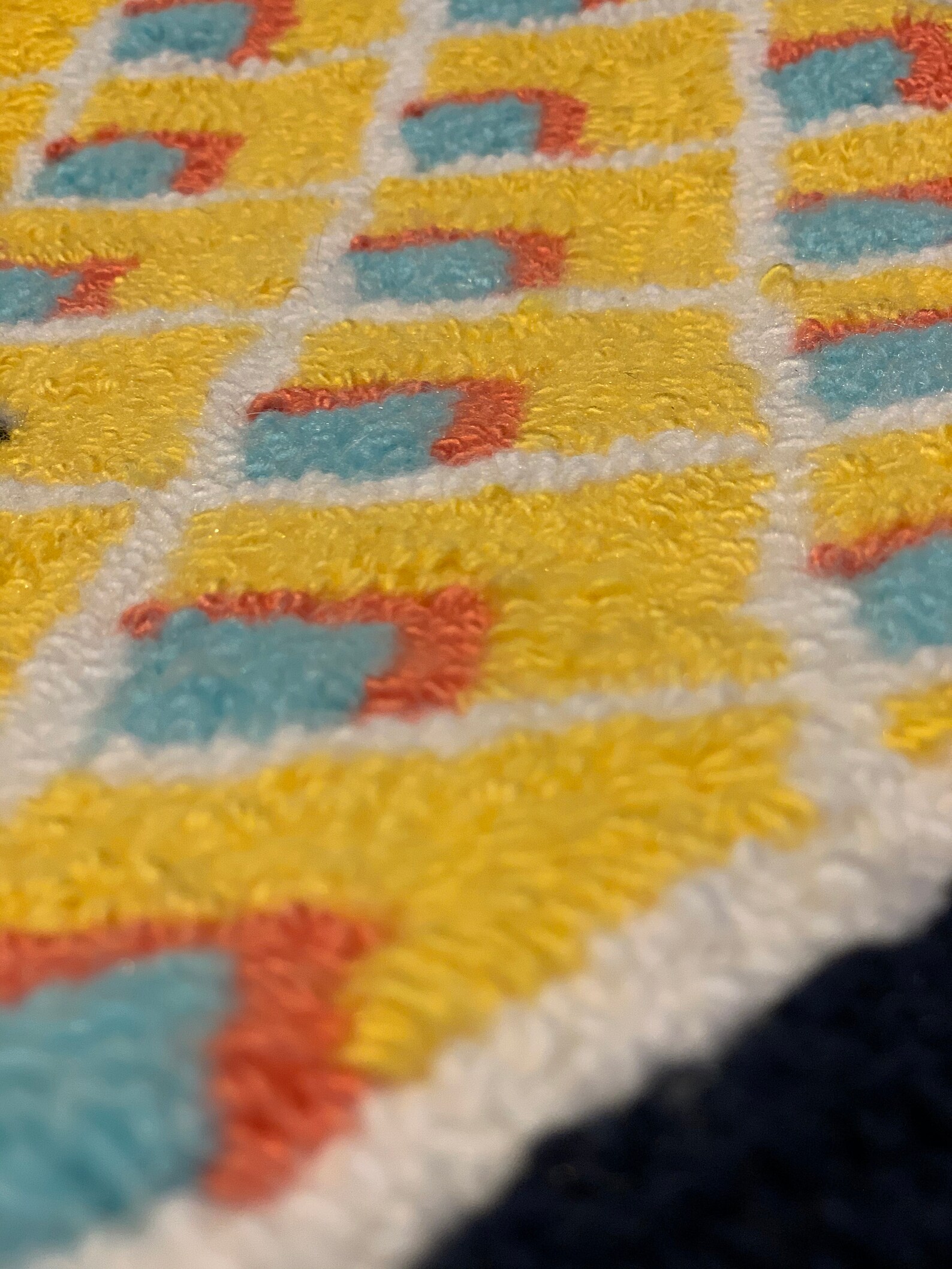 Graphic Turtle Punch Needle Pillow - Etsy