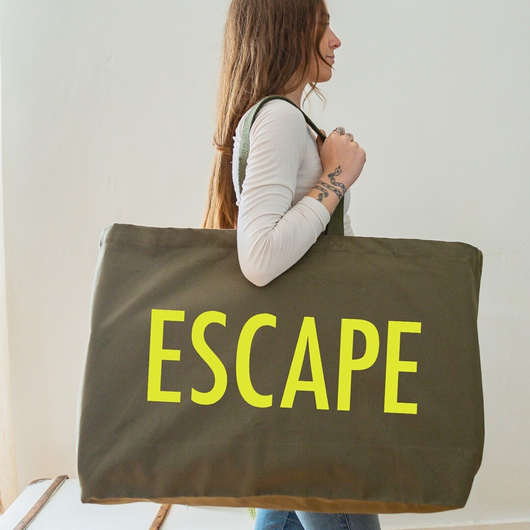 Oversized Tote Bag. Escape Bag. Weekender Bag. Really Big Bag. Large ...