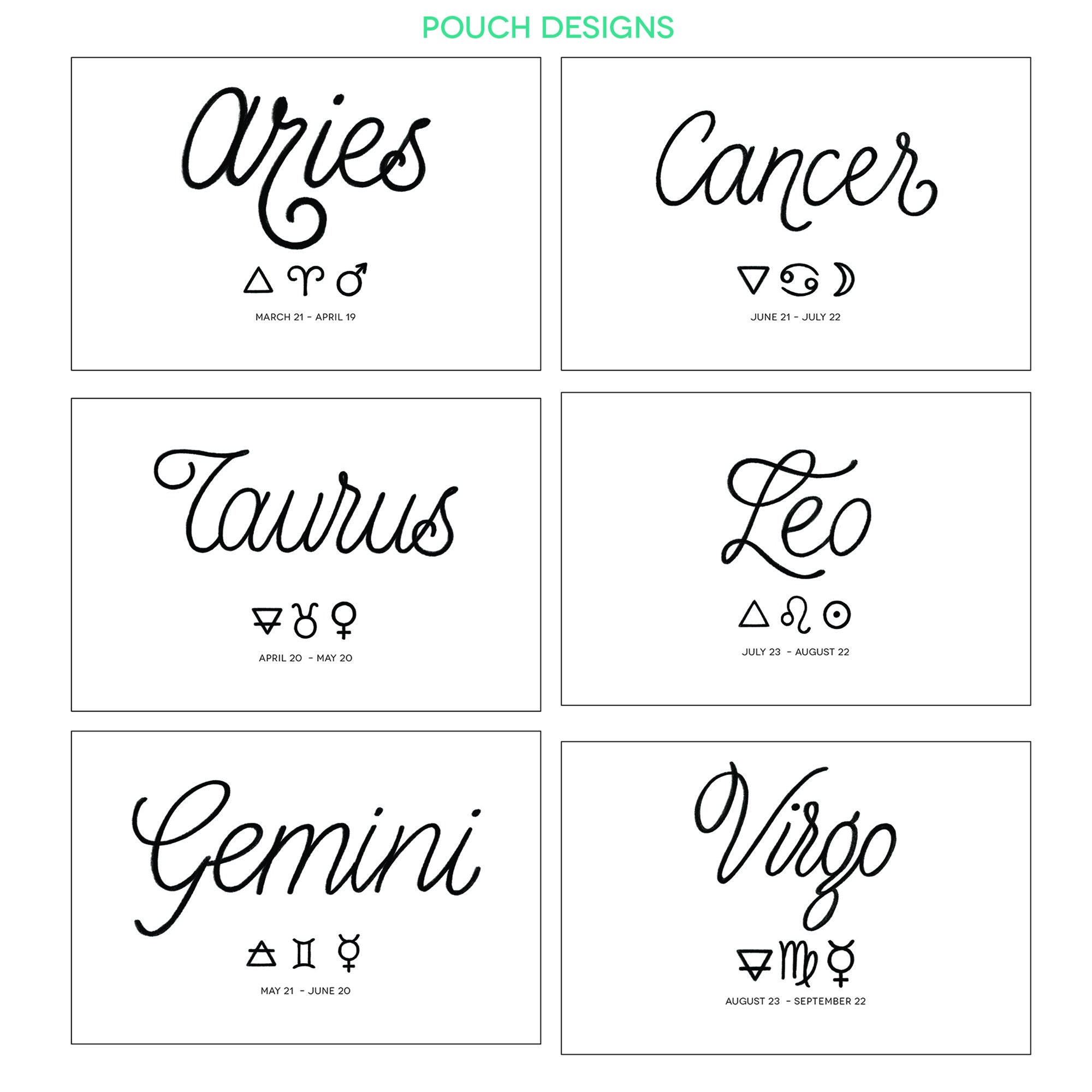 Zodiac Sign Tote Bag Astrology Birthday Gift Zodiac Gift - Etsy UK