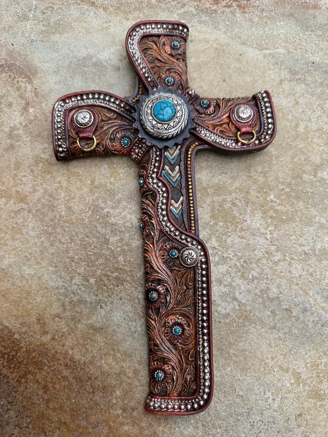 Wall Cross, Cross, Cowboy Cross, Cross Wall Decor, Handmade, Faith ...