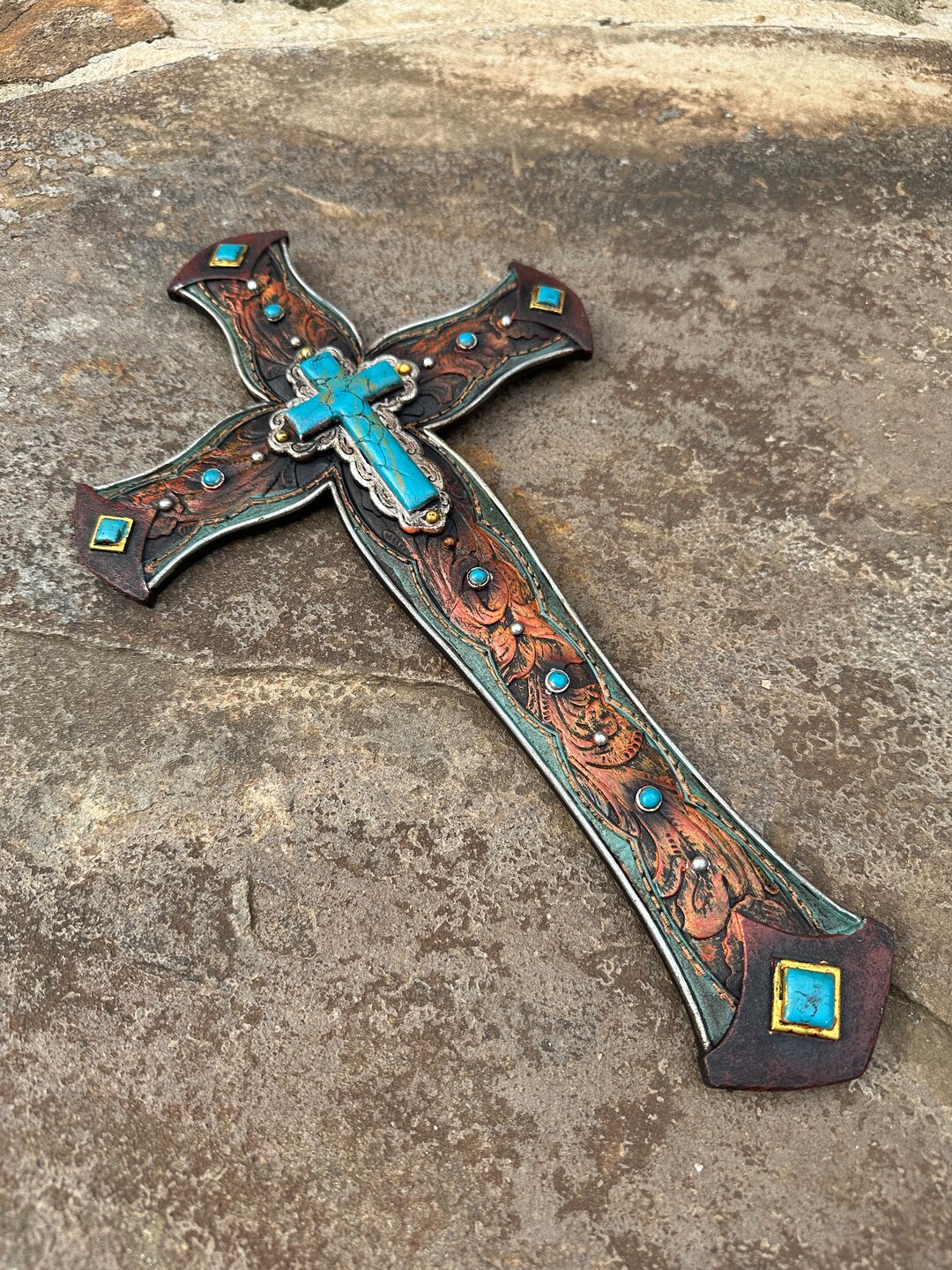 Western Wall Cross, Cross, Cross Wall Decor, Handmade, Faith, Christian ...