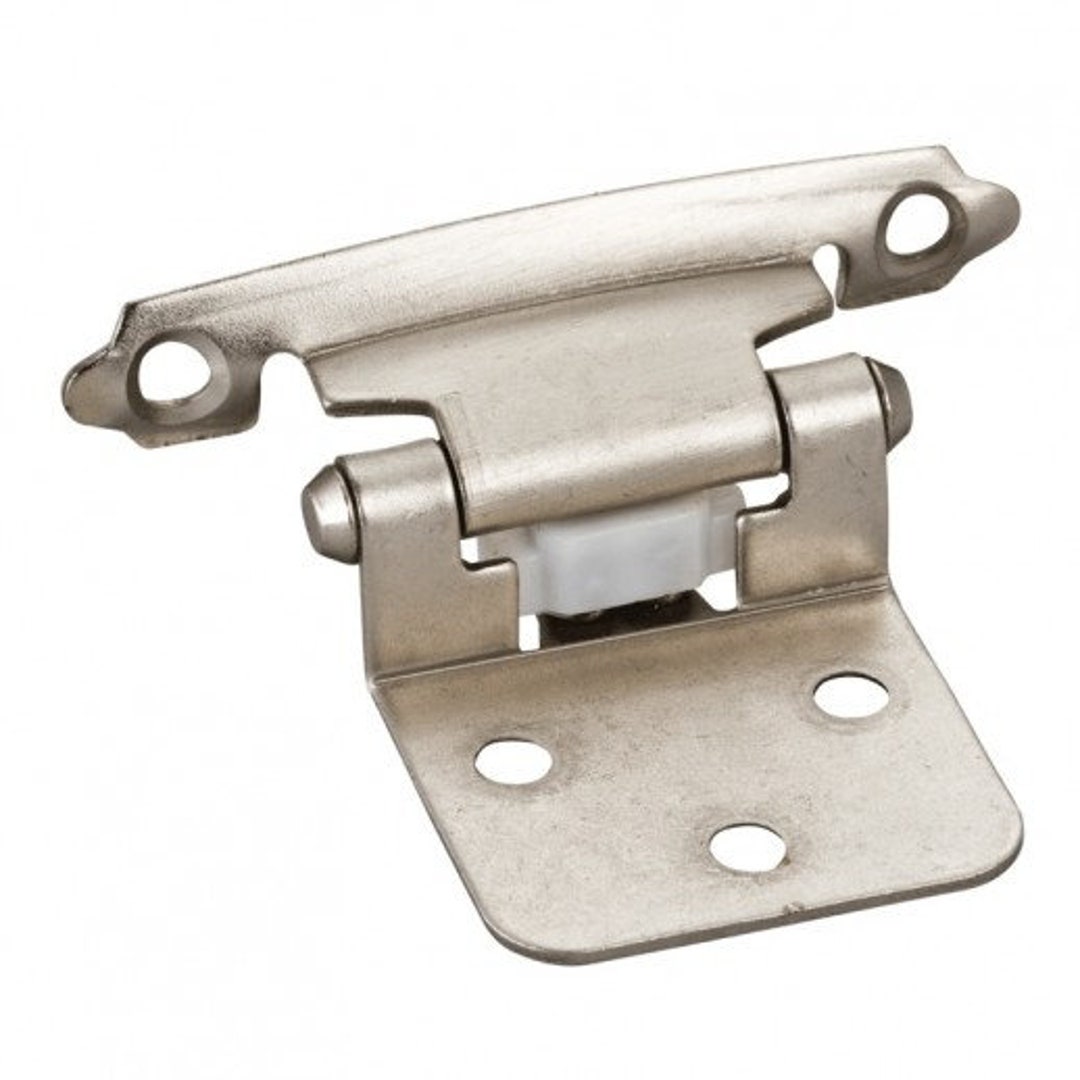 Flush Mount Cabinet Door Hinges - Satin Nickel - Etsy