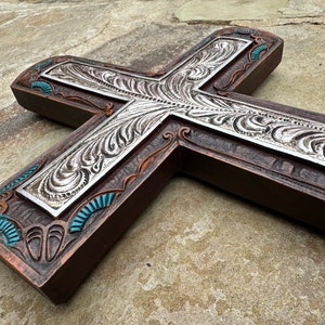 Western Cross, Wall Cross, Cross, Cross Wall Decor, Handmade, Faith ...