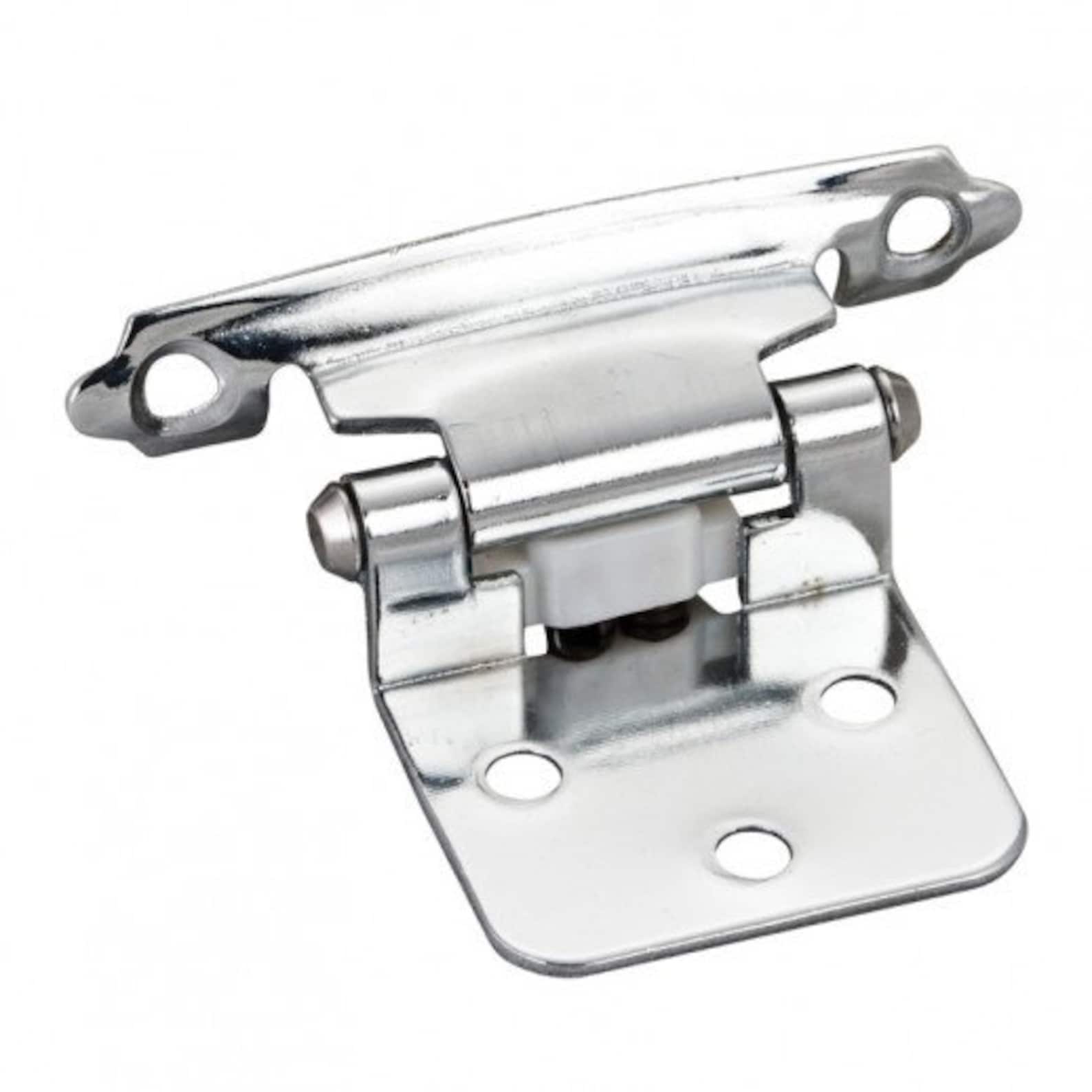 Flush Mount Cabinet Door Hinges - Polished Chrome - Etsy