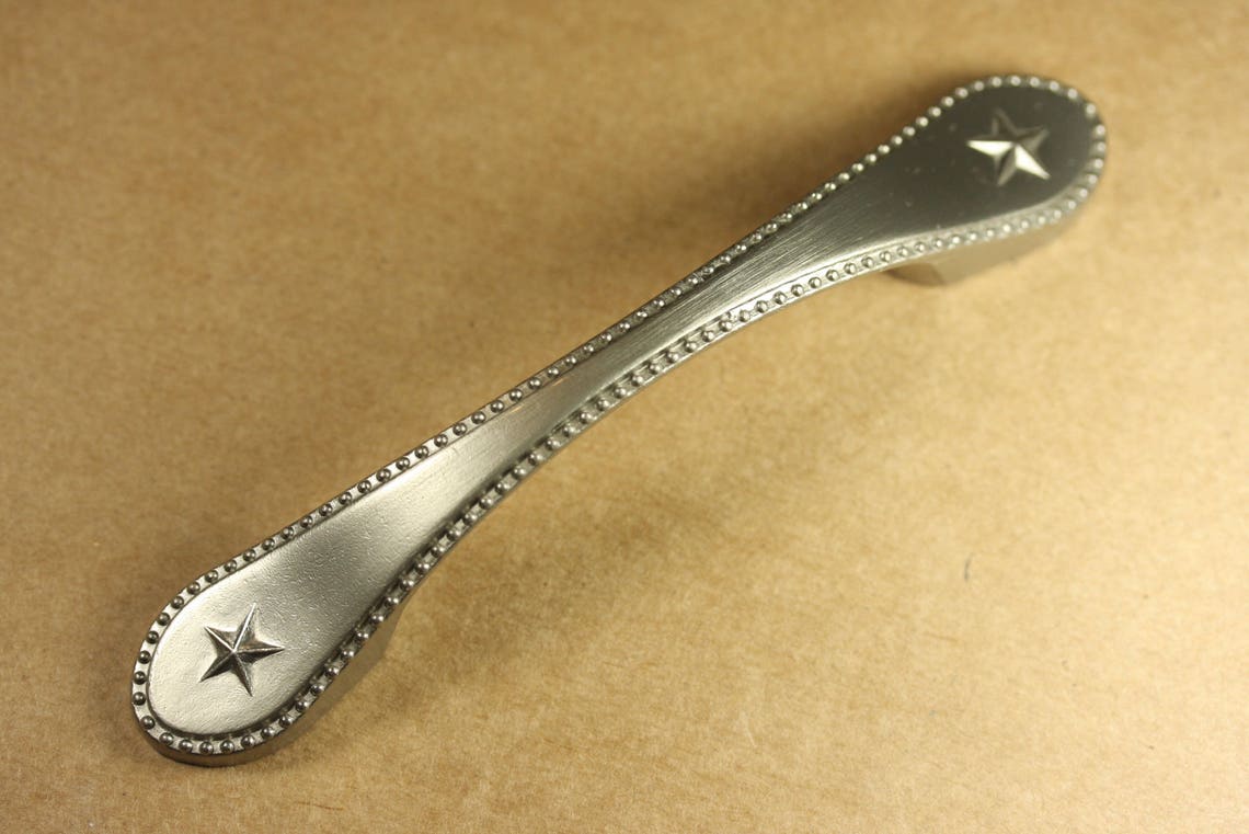 Western Style Two Star Pull - Available in 4 Finishes - Etsy
