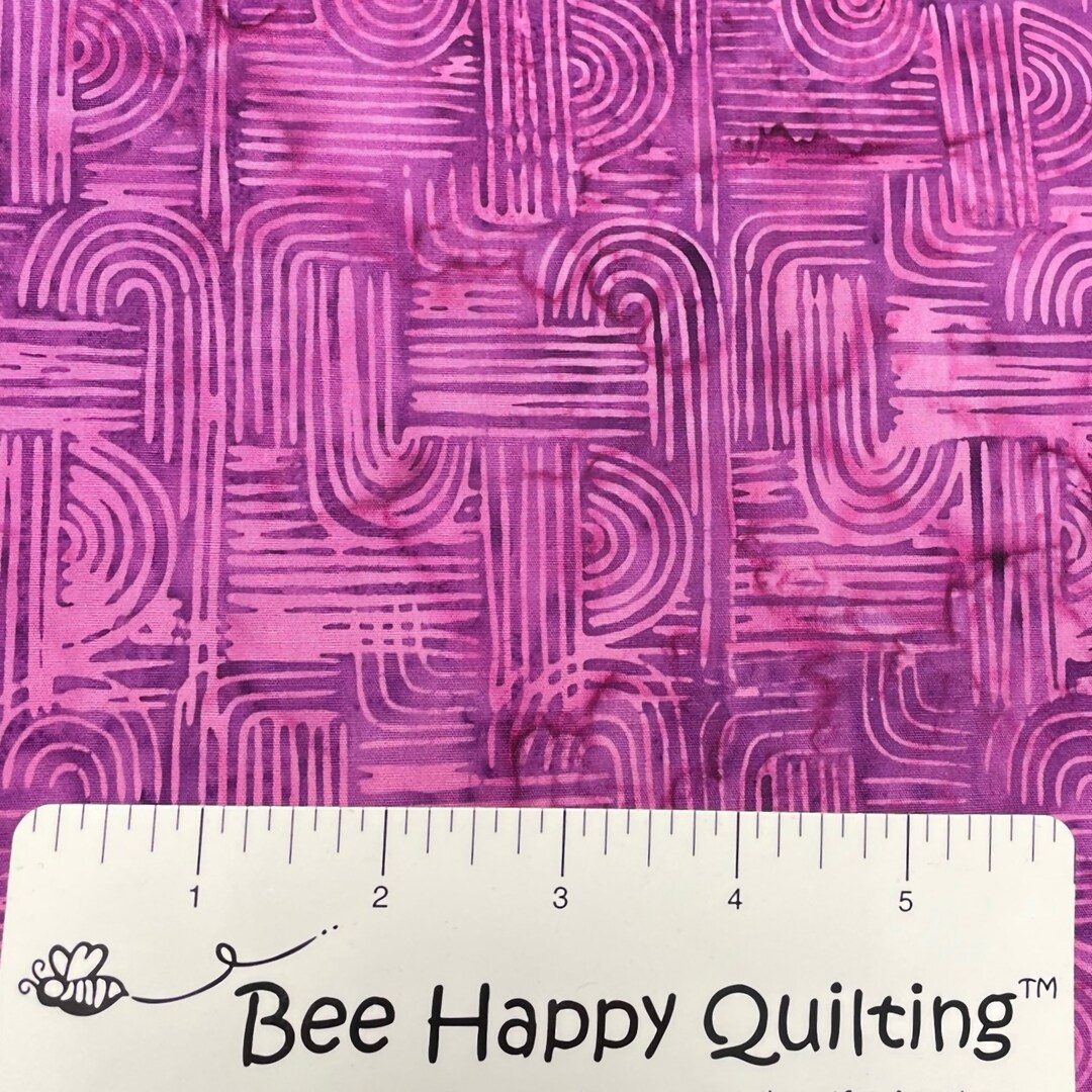 Anthology Batik Fabric 862Q-2 Zen Garden Purple Pink - Etsy