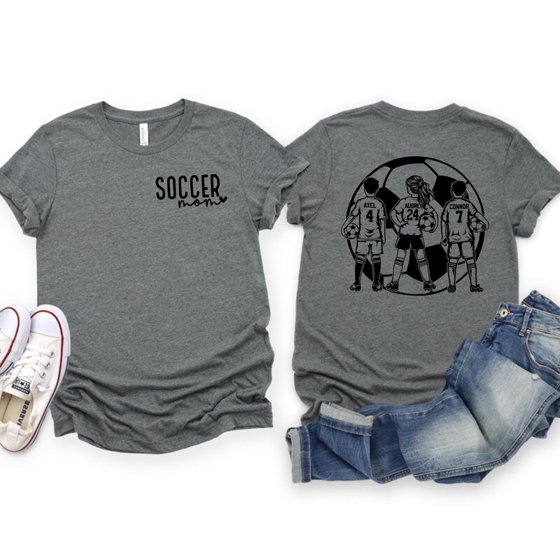 Mom Soccer Shirt 2 Girls - Etsy