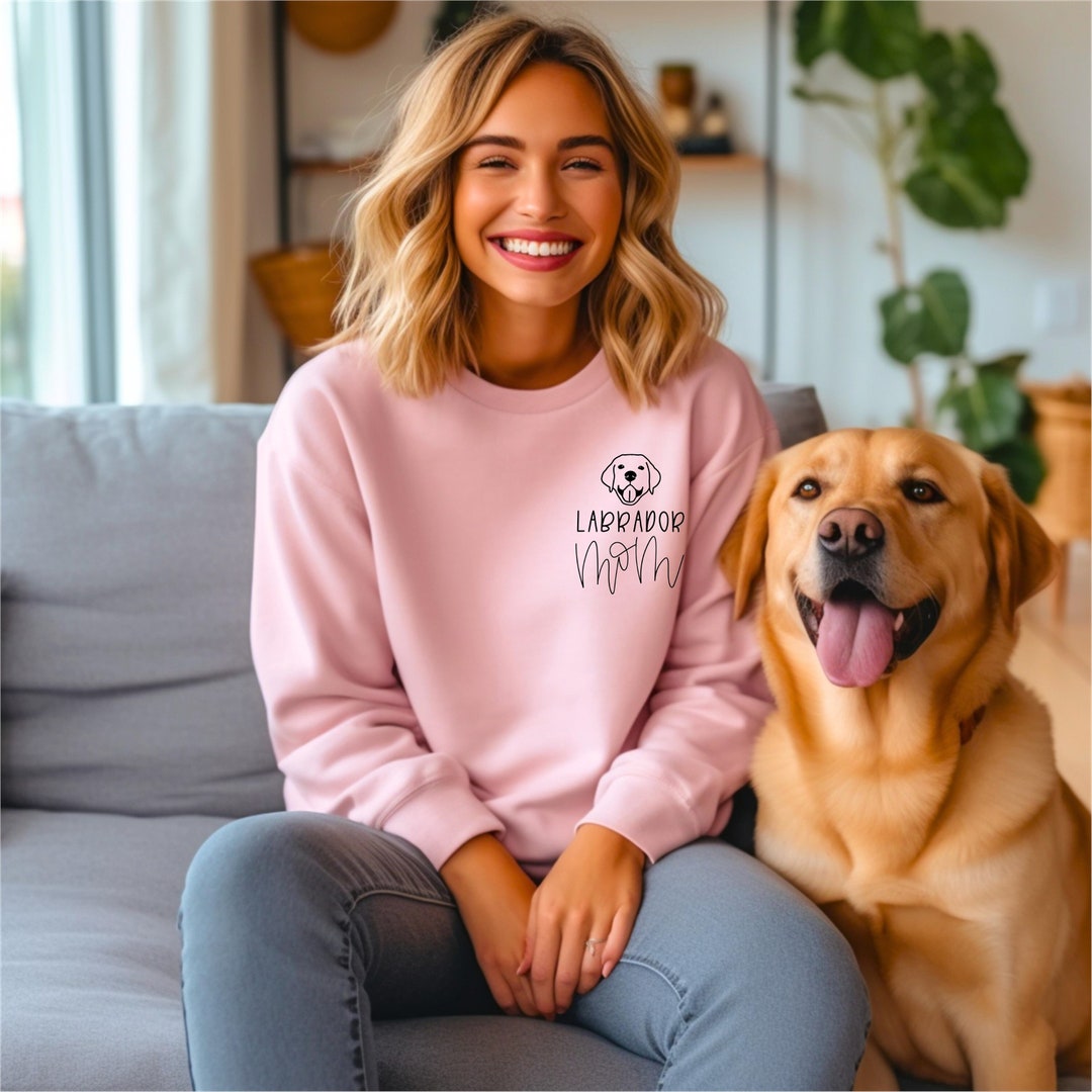Custom Dog Mom Sweatshirt Dog Mom Crewneck Dog Sweatshirt Dog Mama Dog ...