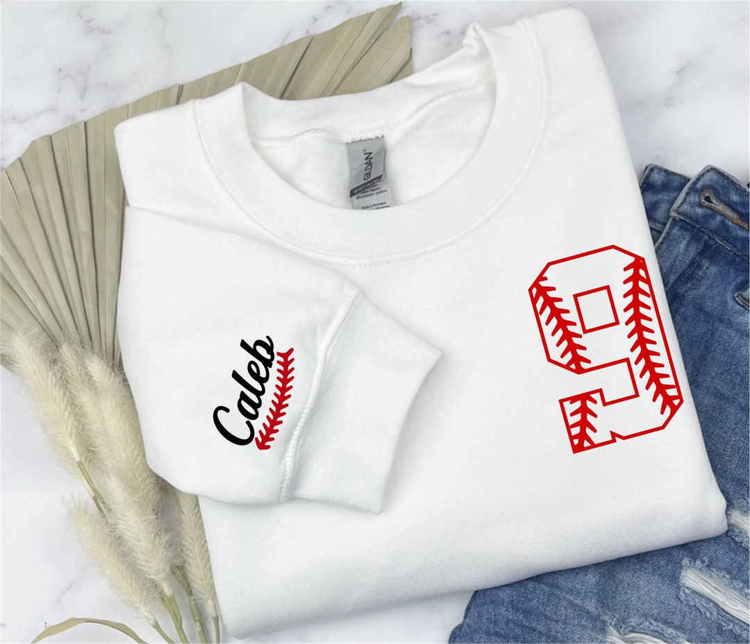 Custom Baseball Sweatshirt - Baseball Mom Crewneck - Baseball ...