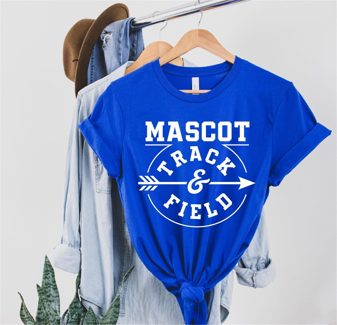 Custom Track T-shirt, Custom Track and Field Tee Mascot Shirt Mom Shirt ...