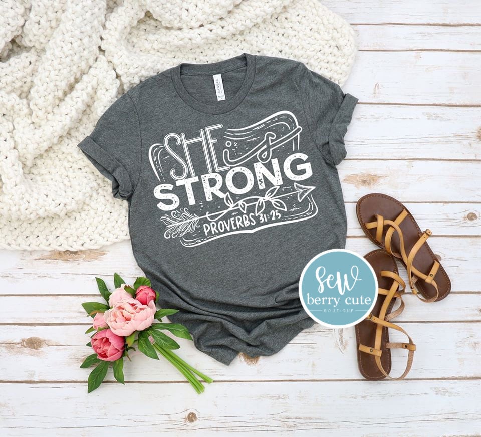 She is Strong T-shirt, **MYSTERY COLOR**