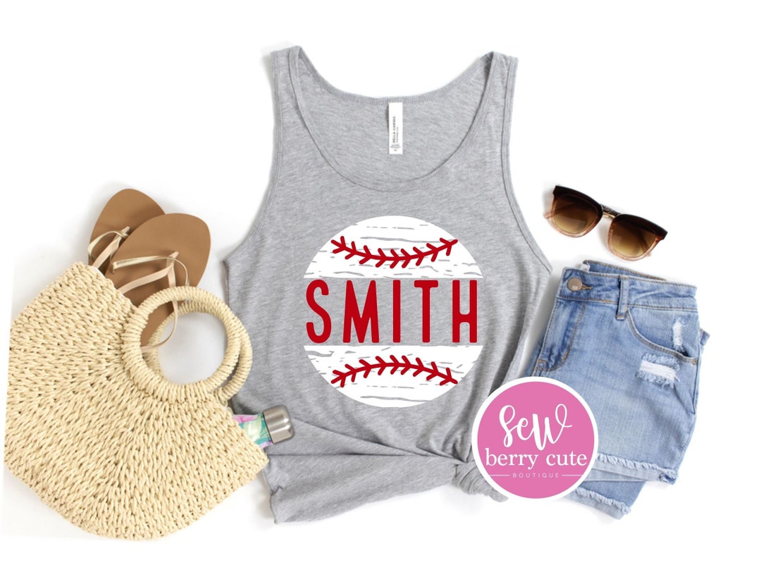 Baseball Shirt - Custom Baseball Tank Top - Baseball Mom Tank Top ...