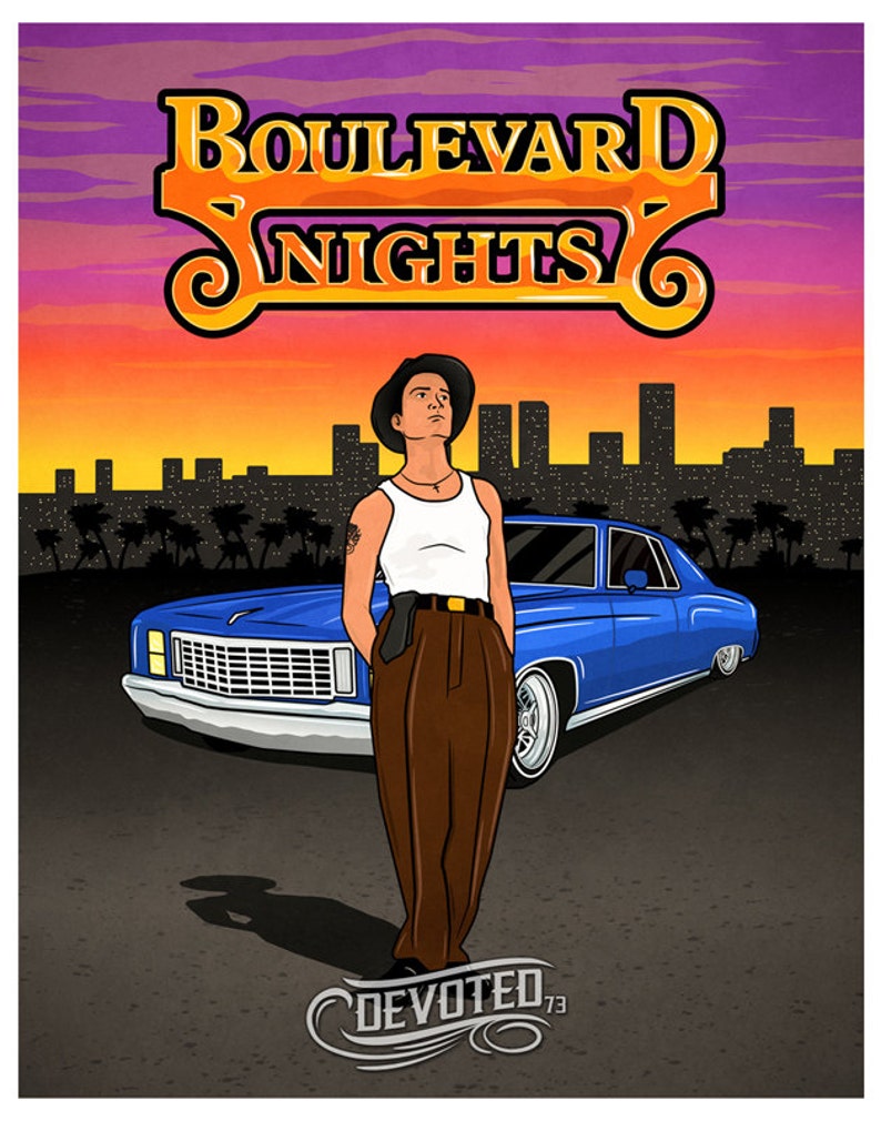 El Chuco - Art Poster Boulevard Nights - Etsy