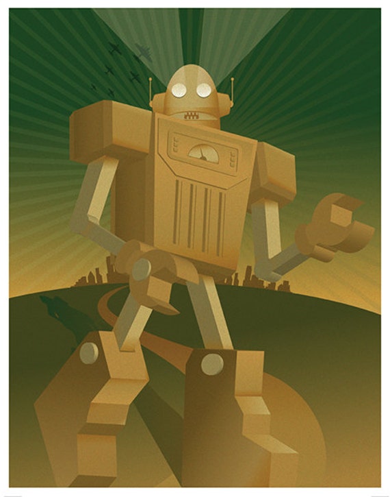 Retrobot Art Retro Poster | Etsy
