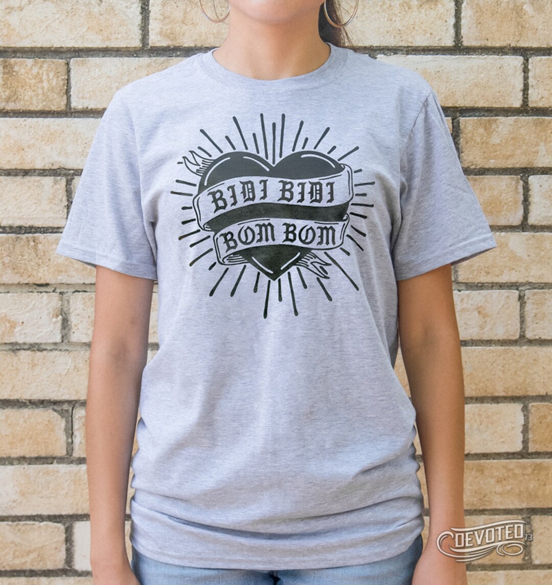 Bidi Bidi Bom Bom - Grey **UNISEX** Ring-spun Shirt - Etsy