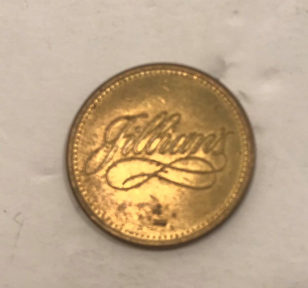 Vintage Jillian's Brass Game Token 1990's Excellent Condition - Etsy