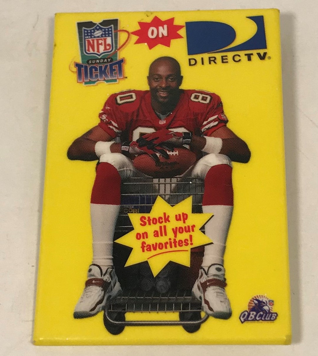 Vintage Directv NFL Sunday Ticket Jerry Rice 1998 Near Mint Condition ...