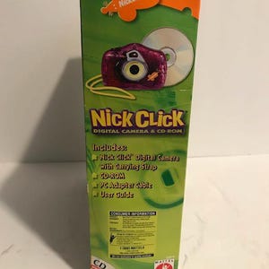 Vintage Nickelodeon Nick Click Digital Camera New in Box With ...