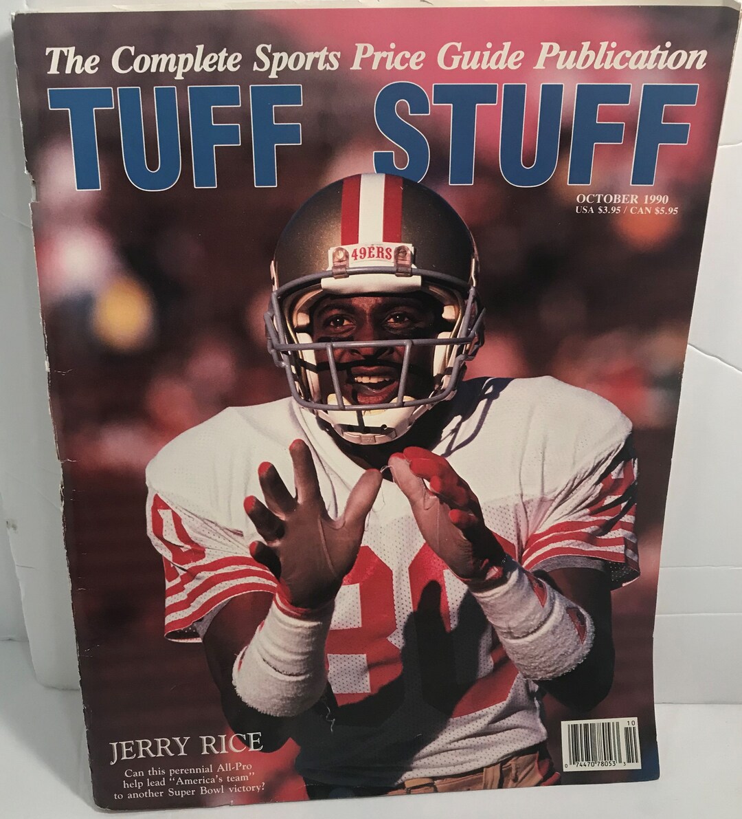 Vintage Tuff Stuff Trading Card Magazine October 1990 Featuring Jerry ...