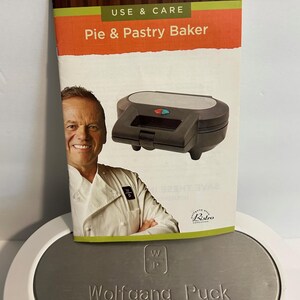 Vintage Wolfgang Puck Pastry and Pie Baker Model BPM00025 900 Watt New ...