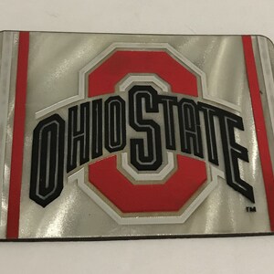 Vintage Licensed Ohio State University Metallic Block O Sheet Magnet ...
