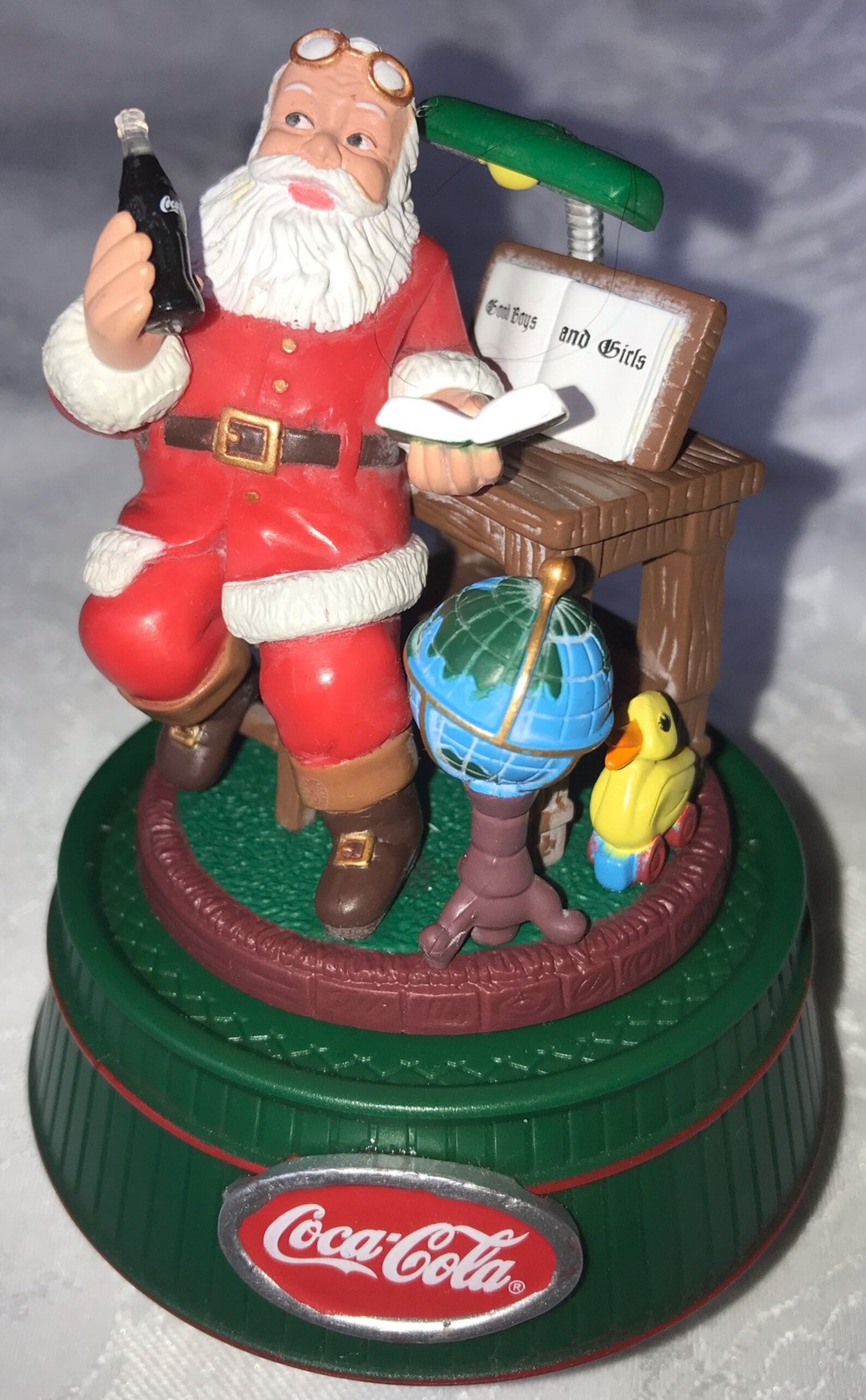 Vintage Coca Cola Santa Branded Christmas Motion Ornaments - Etsy