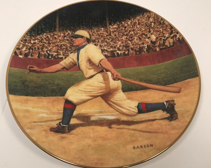 Vintage the Legends of Baseball Porcelain Honus Wagner Collector Plate ...
