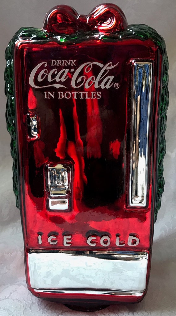 Vintage Coca-cola Table Top Mercury Glass Ornament Vending | Etsy