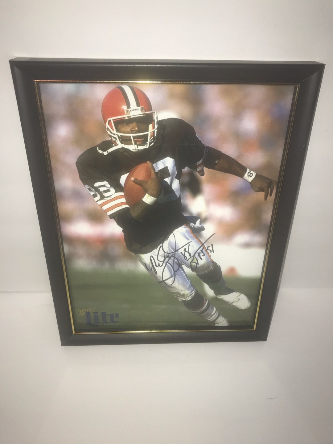 Authentic Hand Signed Cleveland Browns Reggie Langhorne Promotional ...