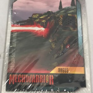 Vintage Mechwarrior 4 Inner Sphere Special Promo Mech Cards Microsoft ...