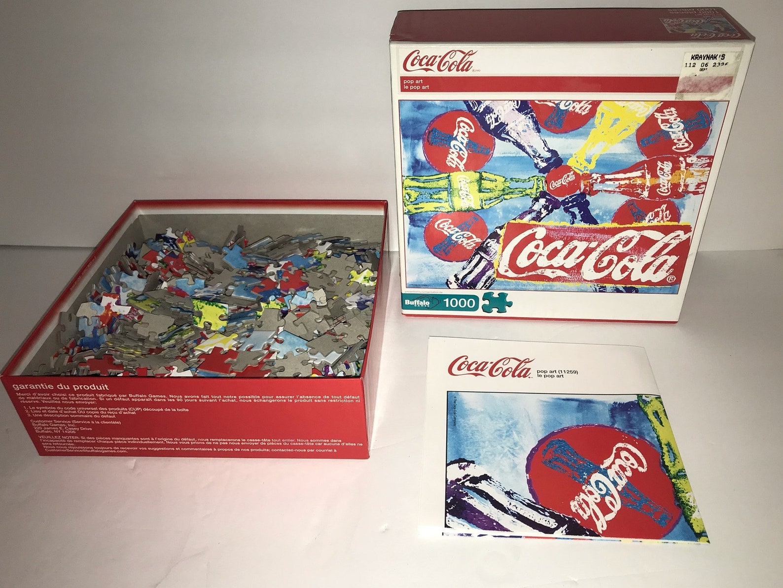 Vintage Coca Cola Pop Art Jigsaw Puzzle With Bonus Poster - Etsy