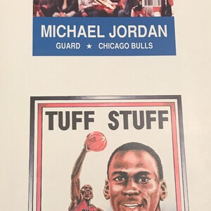 Vintage Tuff Stuff Trading Card Magazine February 1991 Featuring ...