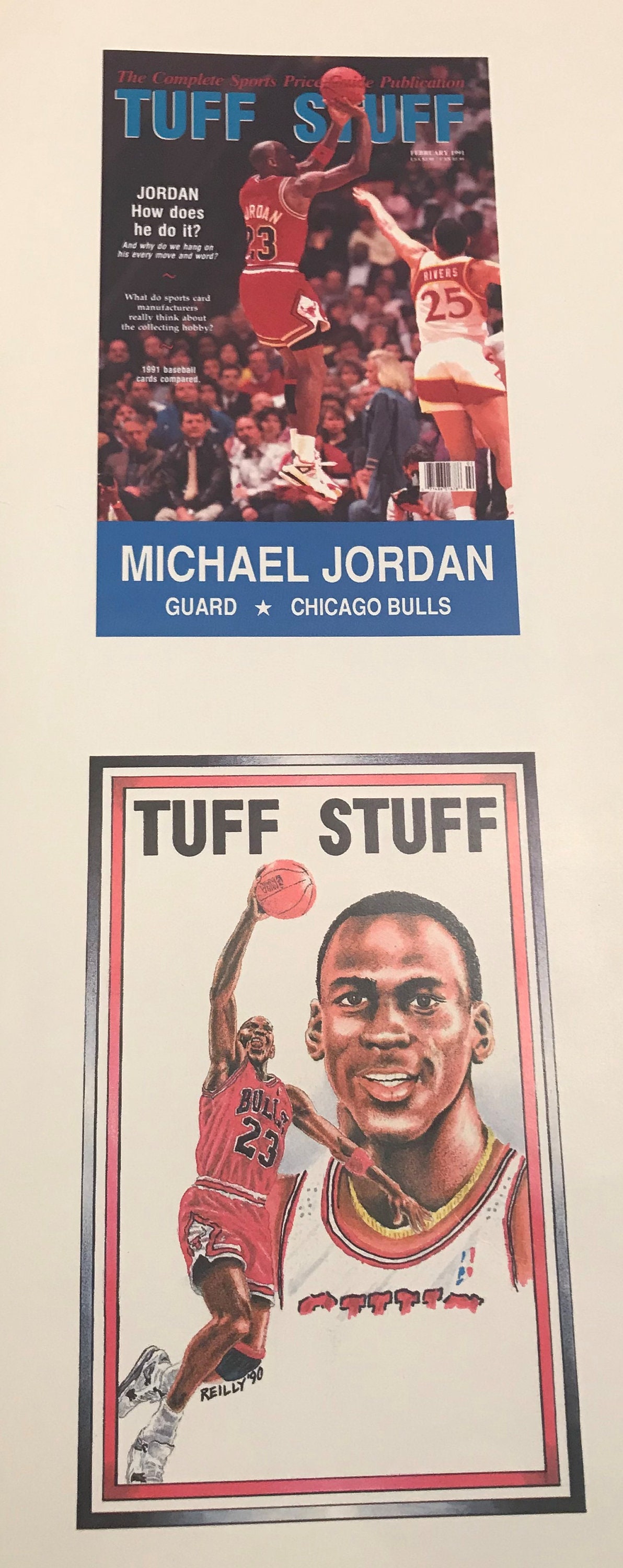 Vintage Tuff Stuff Trading Card Magazine February 1991 Featuring ...
