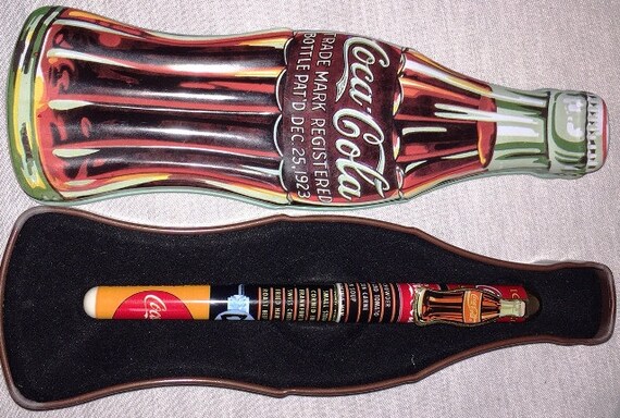 Vintage 1990's Coca Cola Branded Collector's Pen With | Etsy