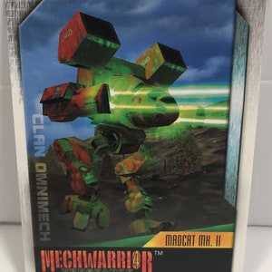 Vintage Mechwarrior 4 Inner Sphere Special Promo Mech Cards Microsoft ...