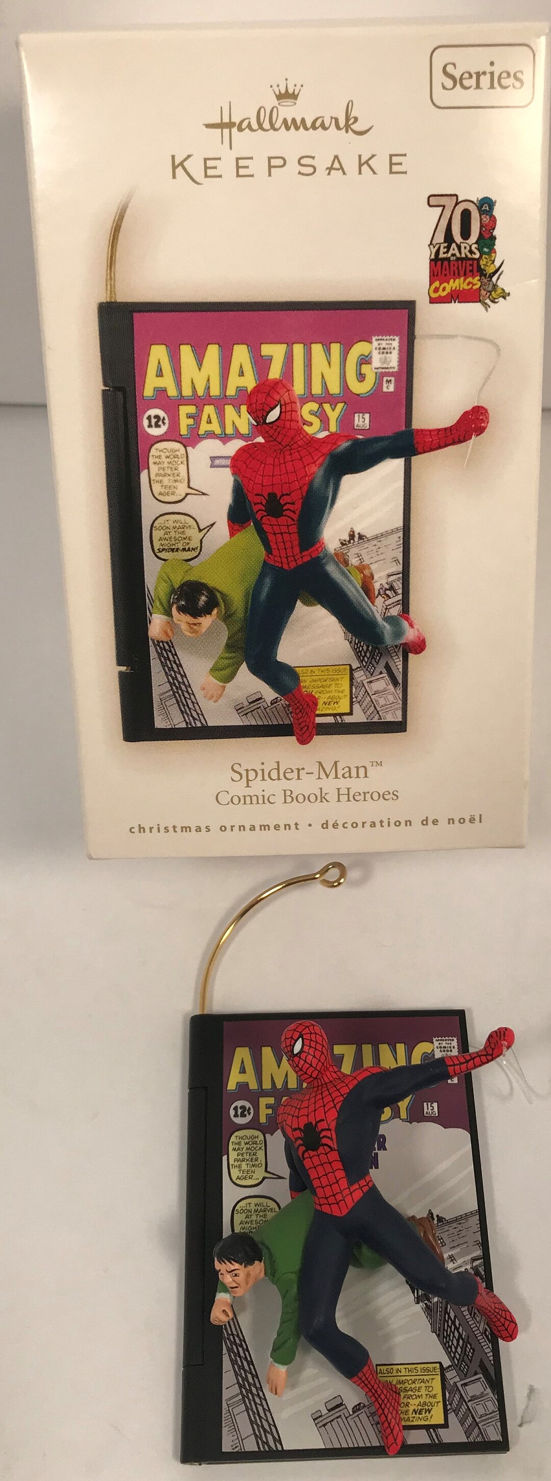 Hallmark Keepsake Spider Man Comic Heroes #2 Series 70th Anniversary ...