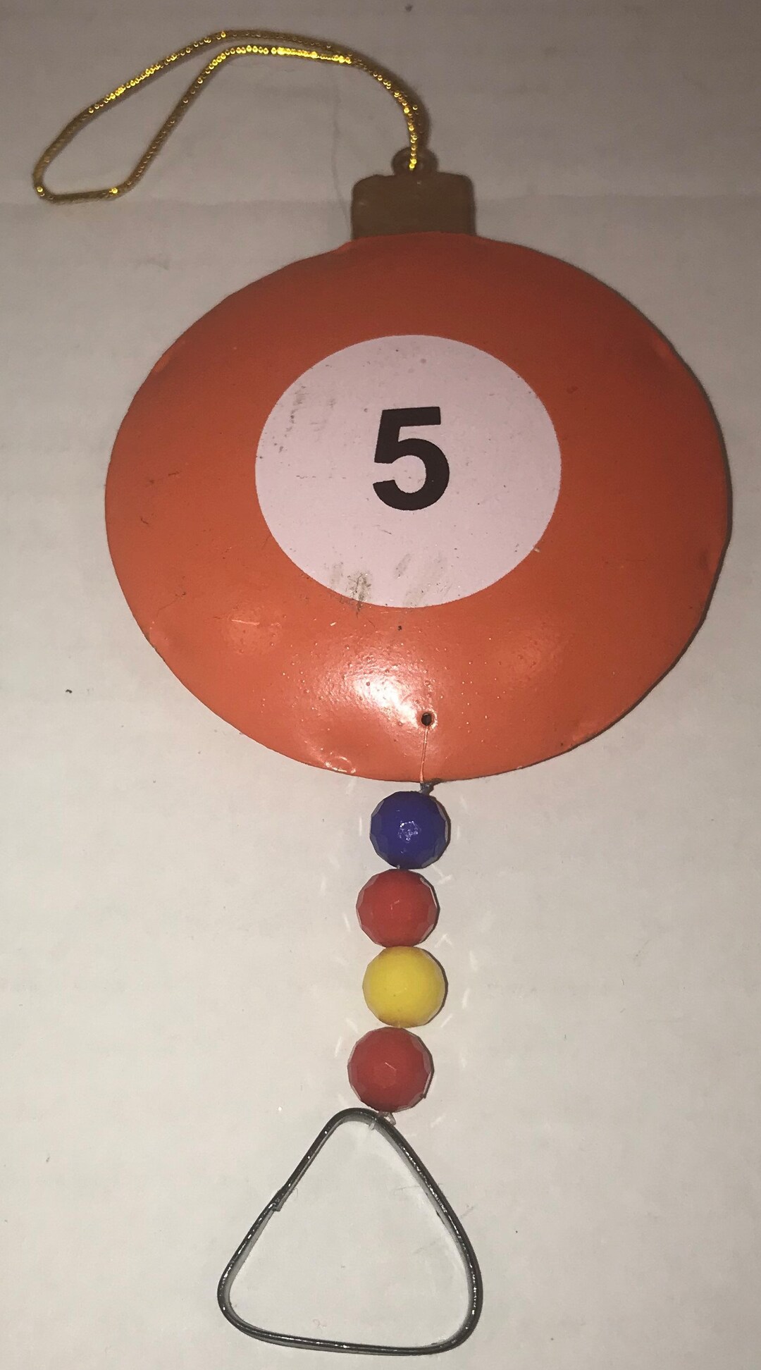 Vintage Metal Billiard Pool Ball Ornament 199's Near Mint Condition - Etsy