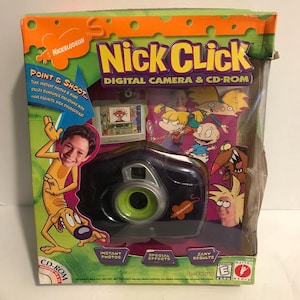 Vintage Nickelodeon Nick Click Digital Camera New in Box With ...