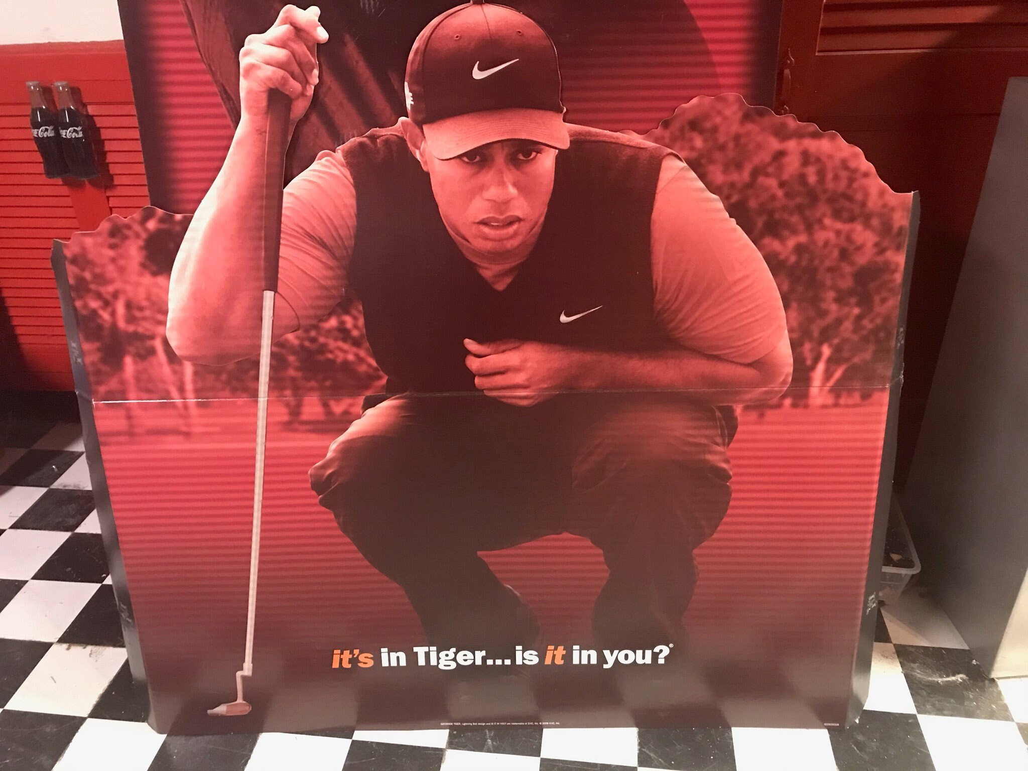 Vintage Tiger Woods Gatorade Cartón Publicitario Stand Up NIB - Etsy España