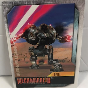 Vintage Mechwarrior 4 Inner Sphere Special Promo Mech Cards Microsoft ...
