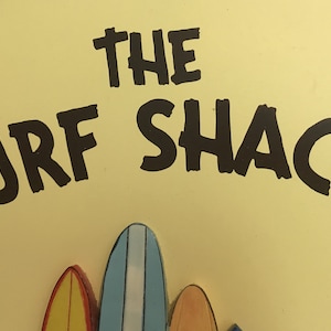 Vintage Surf Shack 3D Wooden Sign Excellent Condition 1990's - Etsy
