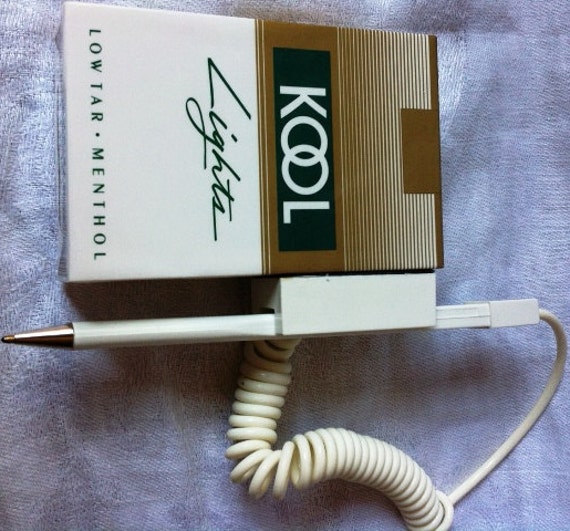 Vintage Kool Lights Pack Cash Register Pen With Bungee NIP | Etsy