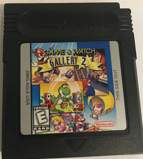 Vintage Nintendo Gameboy Game and Watch Gallery Game Cartridge - Etsy