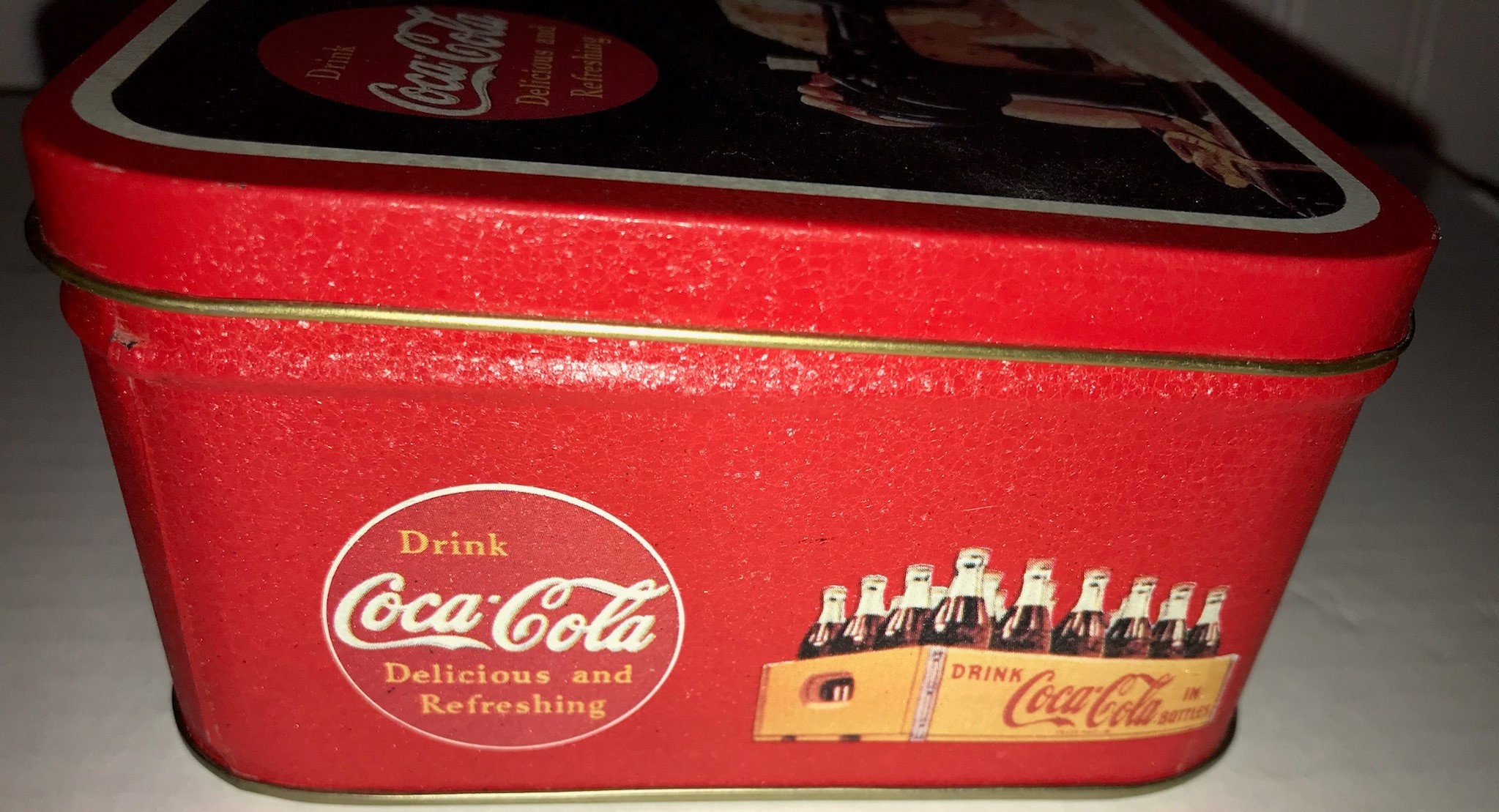 Vintage Coca Cola Metal Storage Box Tin Box Company of America | Etsy