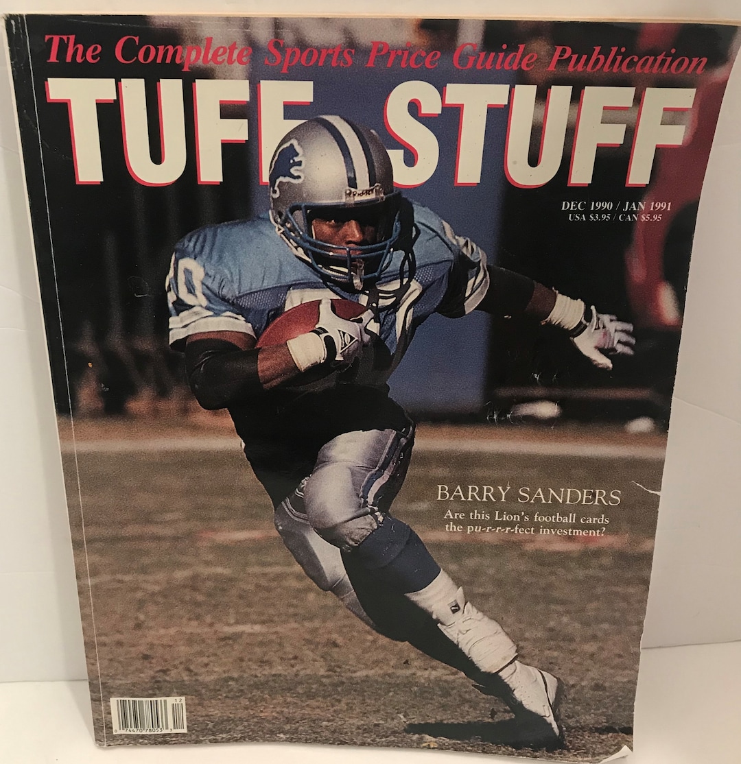Vintage Tuff Stuff Trading Card Magazine December 1990 January 1991 ...
