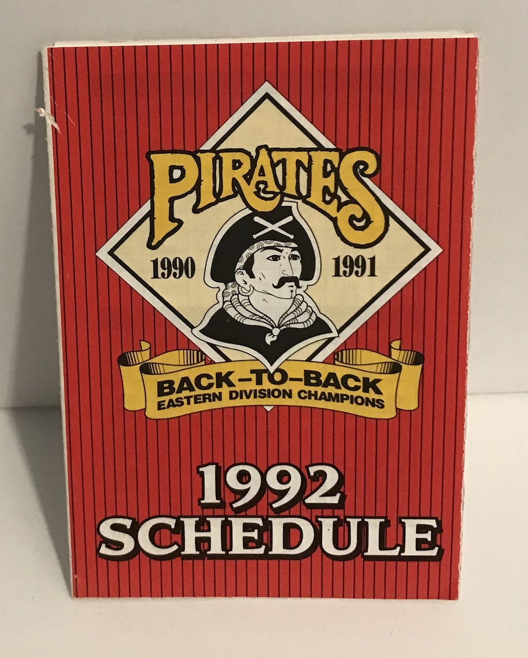 Vintage Pittsburgh Pirates Set of 4 Color Pocket Schedules 1992 1993 ...