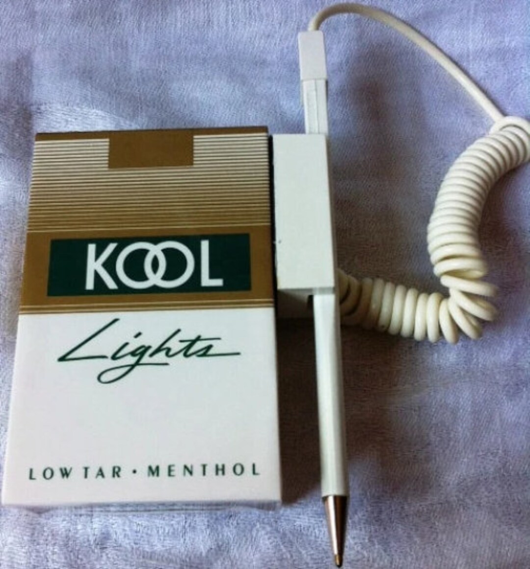 Vintage Kool Lights Pack Cash Register Pen With Bungee NIP 1991 - Etsy