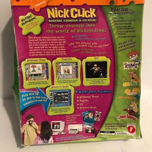 Vintage Nickelodeon Nick Click Digital Camera New in Box With ...