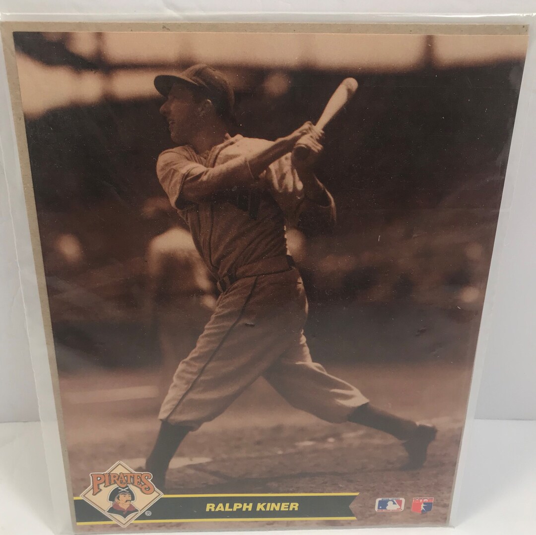 Vintage CMC Major League Baseball Action Photo Ralph Kiner 8x10 Sepia ...