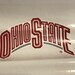 Vintage Large Ohio State University Sports Vinyl Stickers New Unused ...